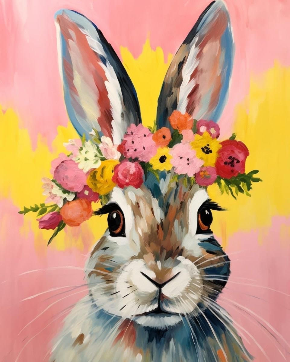 Easter Bunny Painting